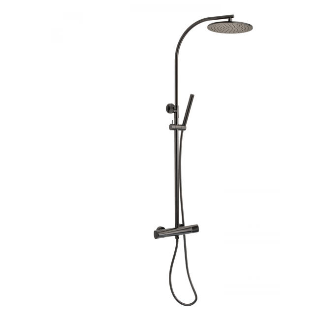 STROHM TEKA Itaca termosztátos zuhanyrendszer, merész fekete - STROHM TEKA