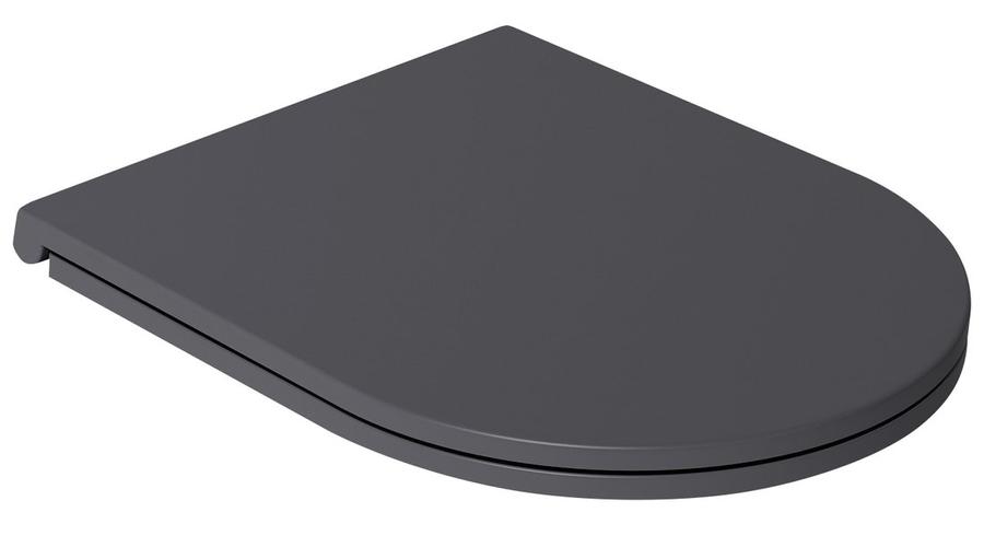 ISVEA Infinity WC-ülőke, soft close, antracit - ISVEA