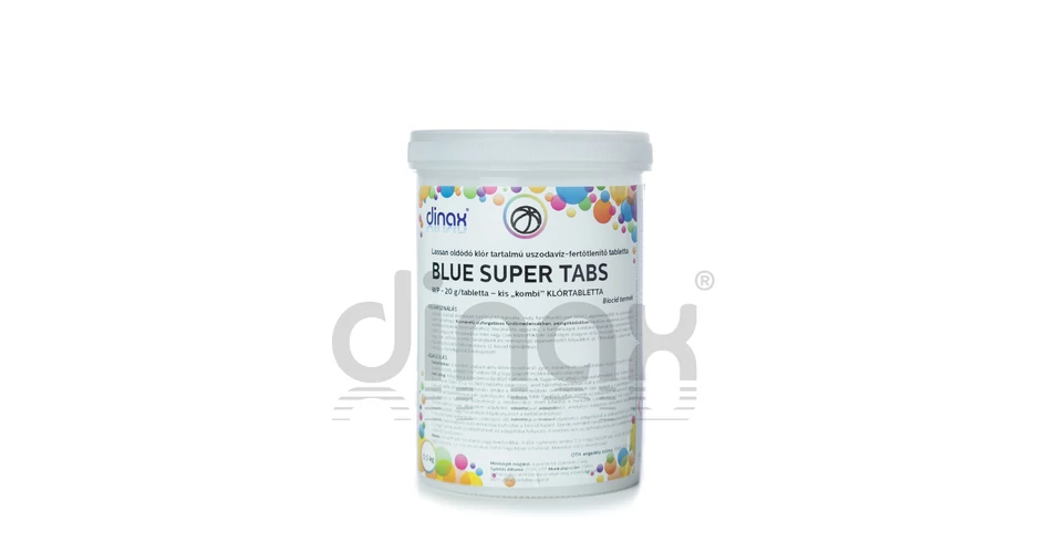 DINAX Blue Super Tabs multi klór tabletta 0,5 kg - DINAX