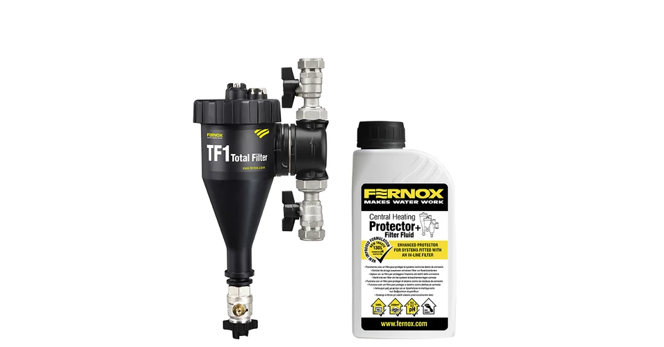 FERNOX TF1 Total Filter 28 mm + Protector+ Filter Fluid - FERNOX