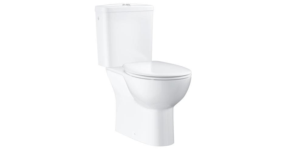 GROHE Bau Ceramic monoblokkos WC szett, mély, alsó, Rimless - GROHE