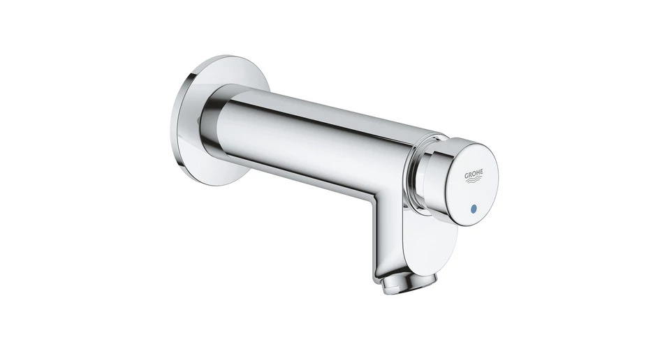 GROHE Euroeco Cosmopolitan T önelzáró hidegvizes mosdócsap, fali ...