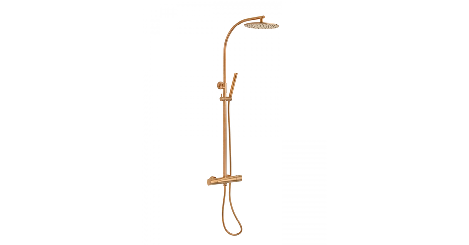 STROHM TEKA Itaca termosztátos zuhanyrendszer, tüzes bronz - STROHM TEKA